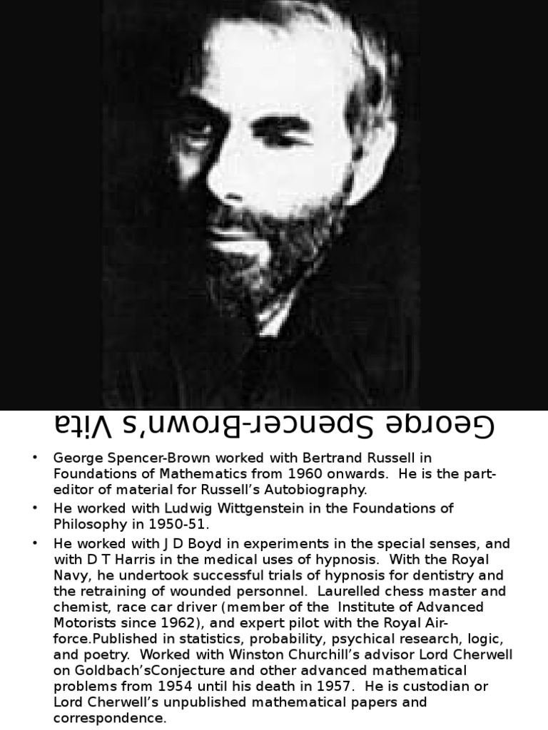 George Spencer-Brown's Laws of Form | PDF | Teaching Mathematics ...