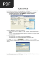 Batch Input en Abap | PDF