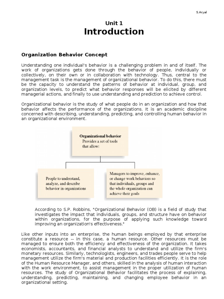 Organisation Behaviour | PDF | Classical Conditioning | Organizational ...