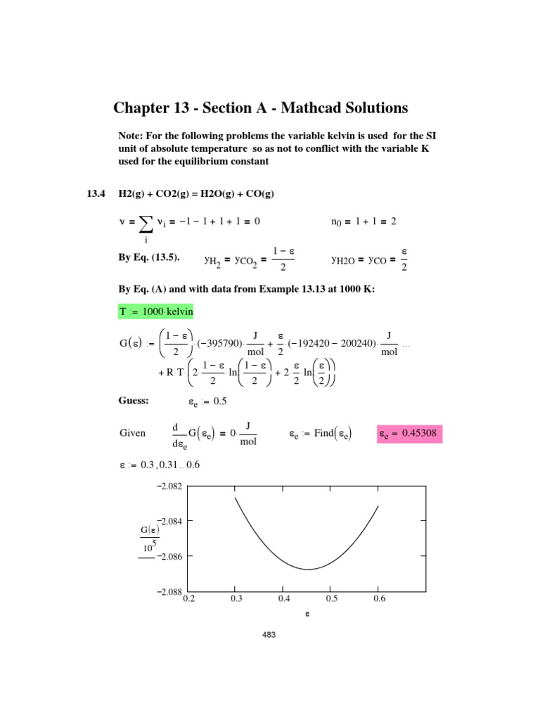 Chapter13 A | PDF | Stoichiometry | Chemical Equilibrium