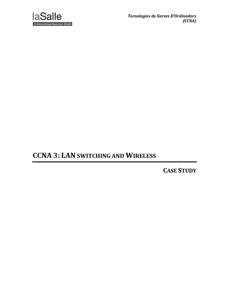 CCNA3 Project | PDF | Computer Network | Ip Address