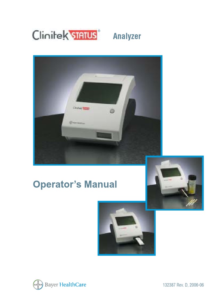 Clinitek Status Manual | PDF | Computer Keyboard | Touchscreen