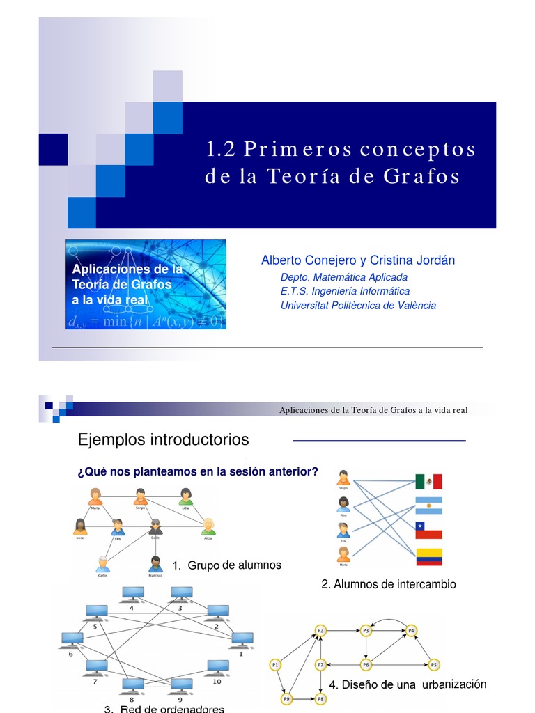 S1 - 2 - Primeros Conceptos de La Teoría de Grafos | PDF | Vértice ...