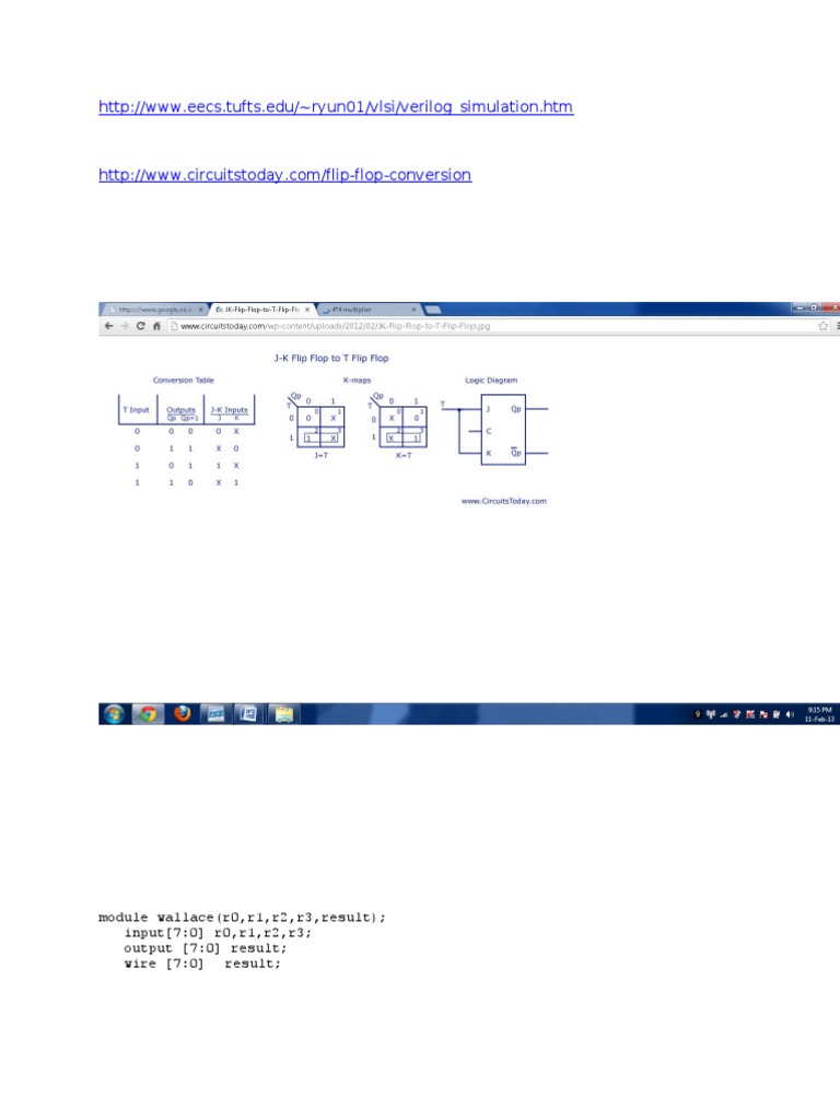 Module Wallace (r0, r1, r2, r3, Result) Input (7:0) r0, r1, r2, r3 ...