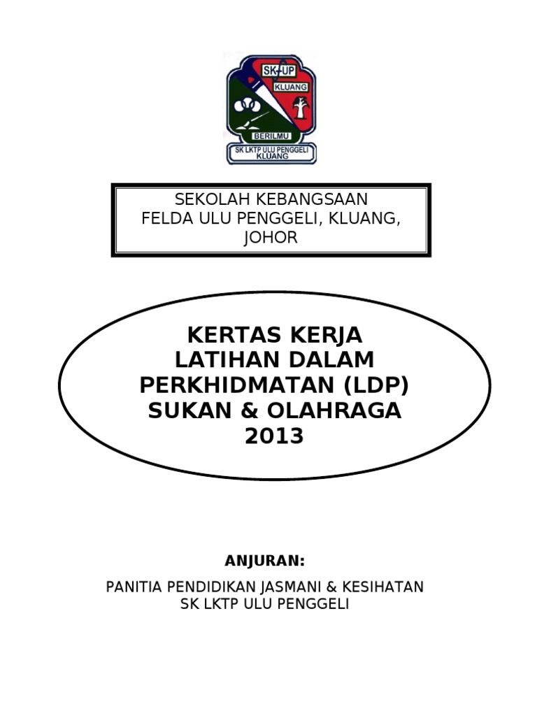 Kertas Kerja Ldp Sukan Pdf