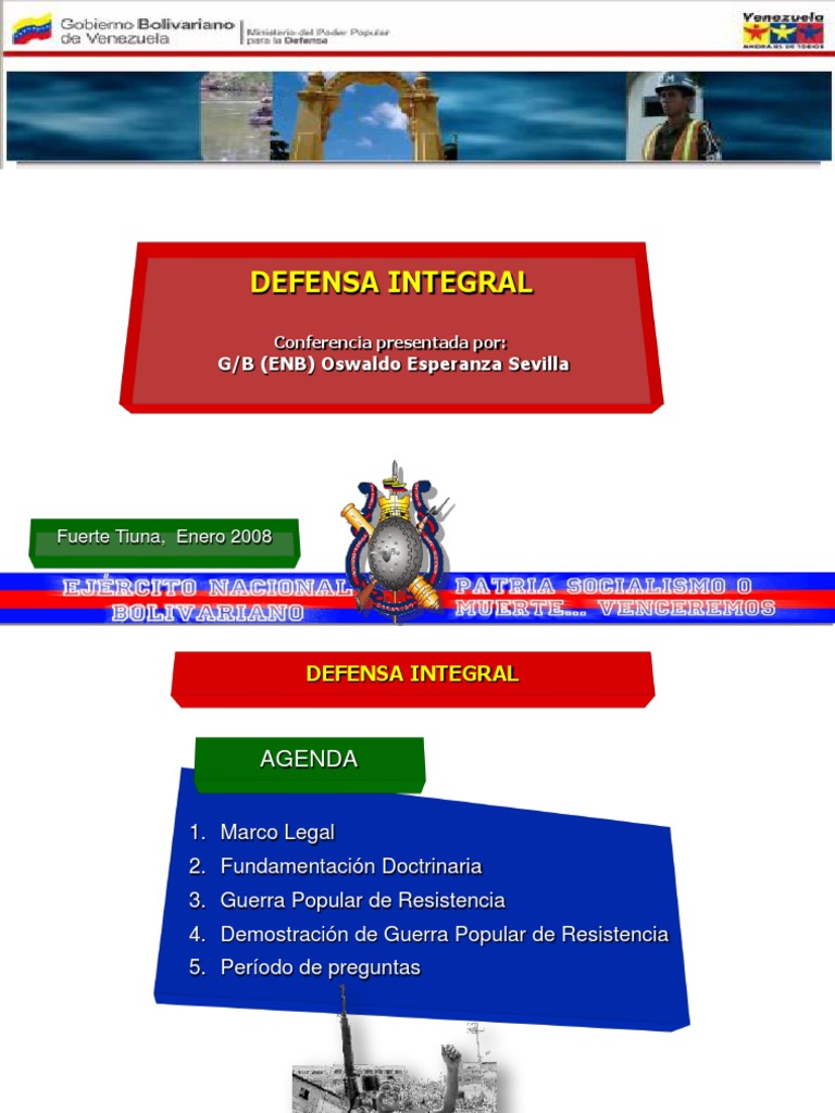 Defensa Integral - Pps | PDF | Militar | Nación