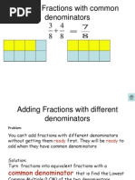 An Introduction To Fractions | PDF | Fraction (Mathematics) | Numbers