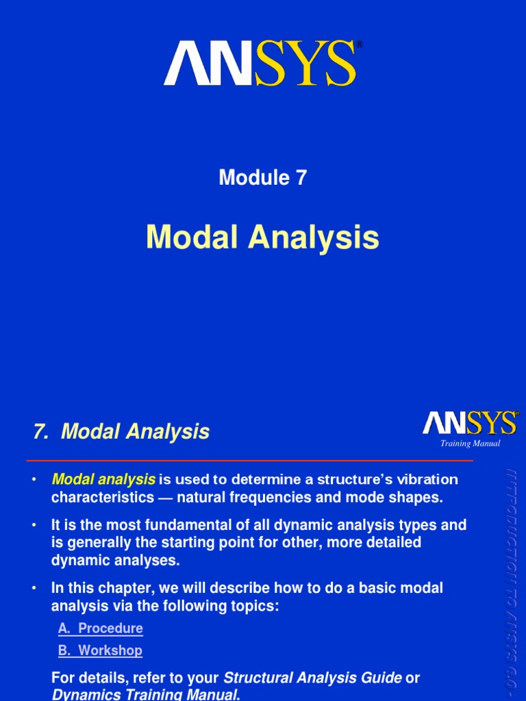 2 07-Modal | PDF | Normal Mode | Structural Analysis