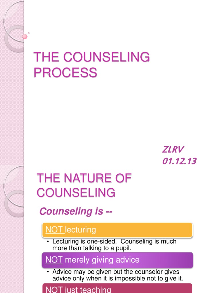 The Counseling Process | PDF | Applied Psychology | Cognitive Science