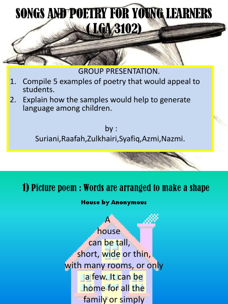 Group Presentation - Lga | PDF | Rhyme | Poetry