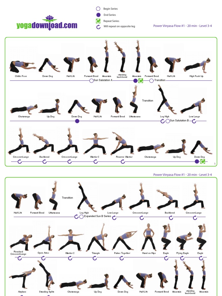 Power Vinyasa Flow 20min Pdf