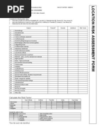 Gym Risk Assesment | Hazards | Risk