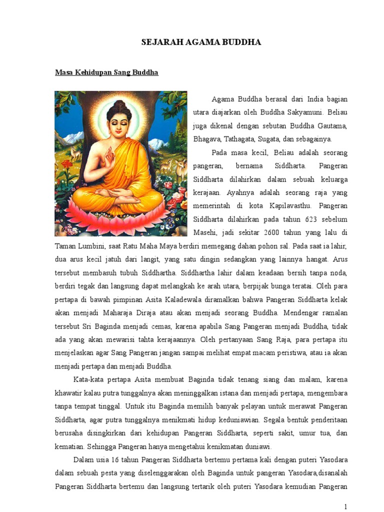 Sejarah Agama Buddha | PDF