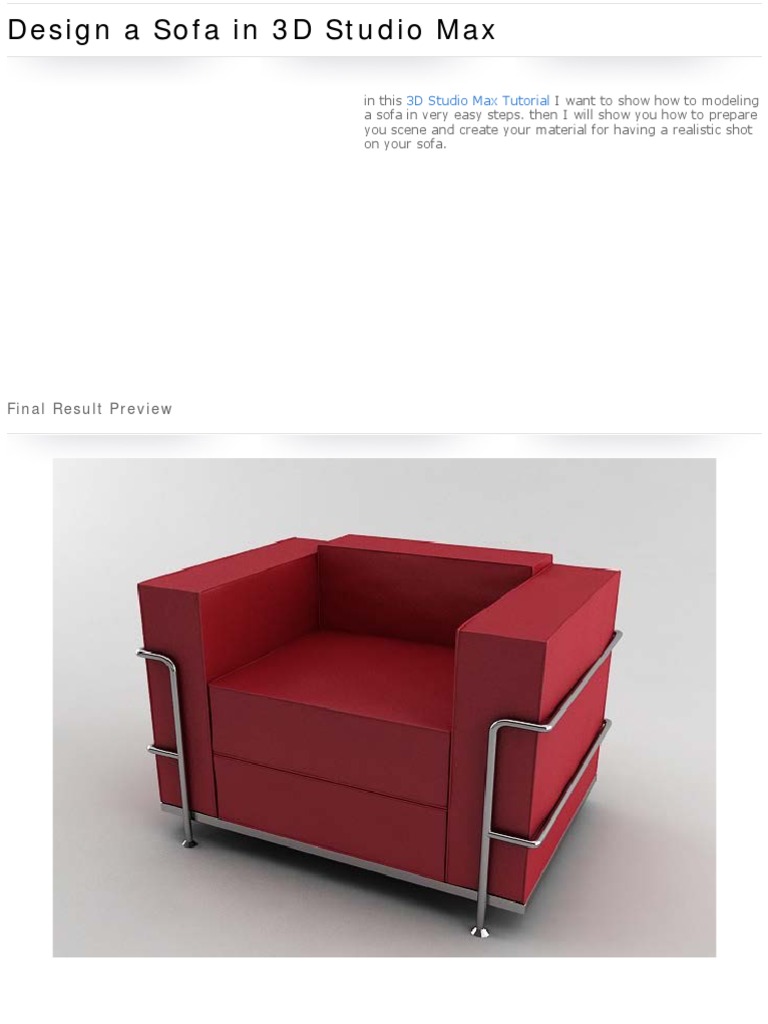 3D Studio Max Tutorial | PDF