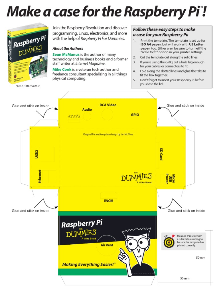 Raspberry Pi Paper Case Template | PDF
