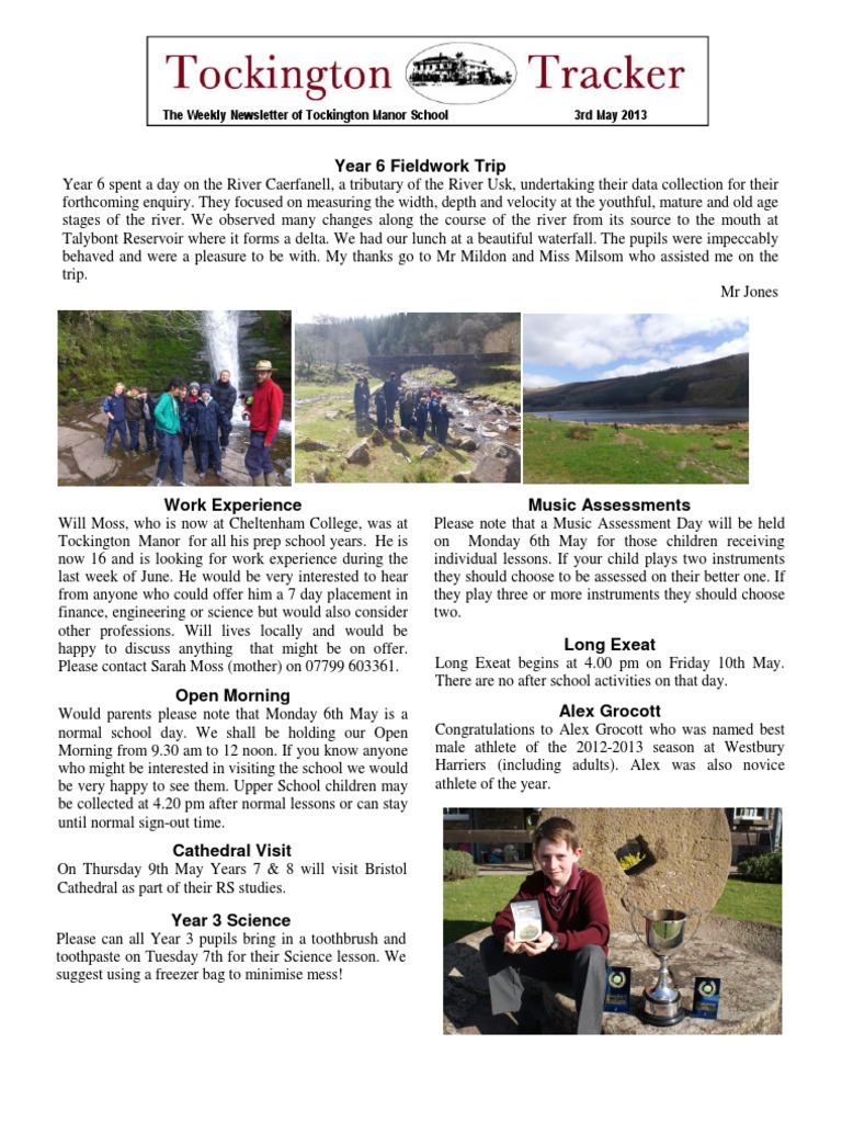 Tockington Tracker 03-05-13 | PDF | Wellness | Medical