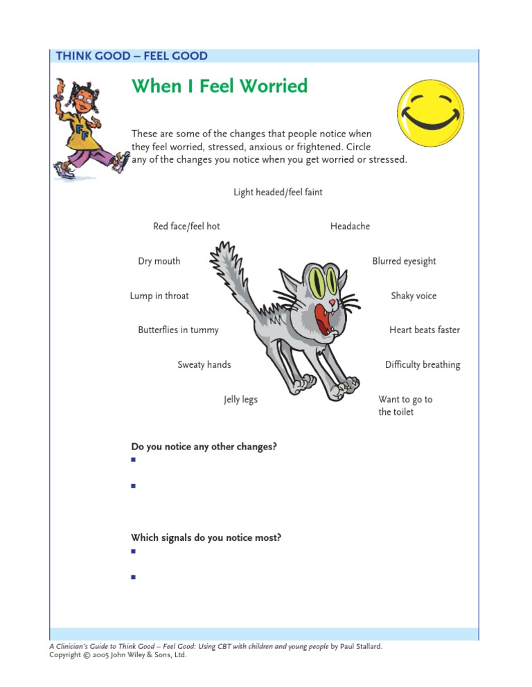 When I Feel Worried | PDF