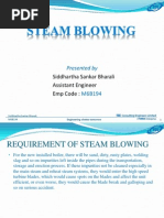 Steam Blowing Procedure | PDF | Boiler | Steam