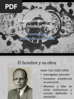 Modelo Curricular de Ralph Tyler | PDF | Evaluación | Plan de estudios