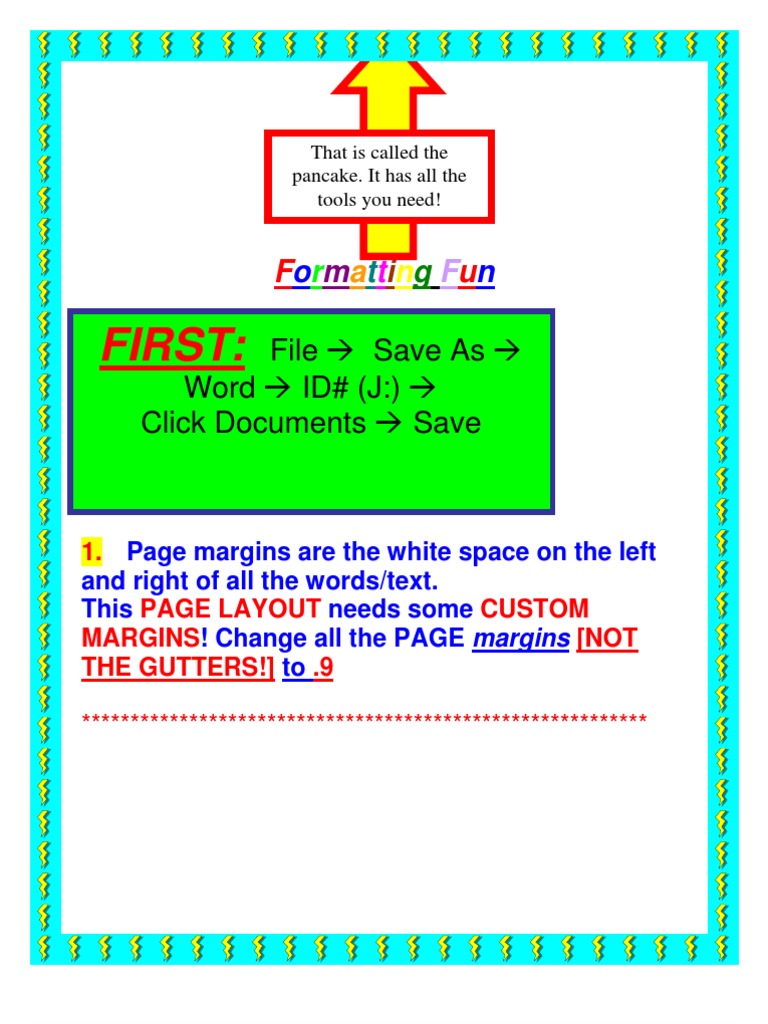Formatting A Word Document | PDF | Graphic Design | Text