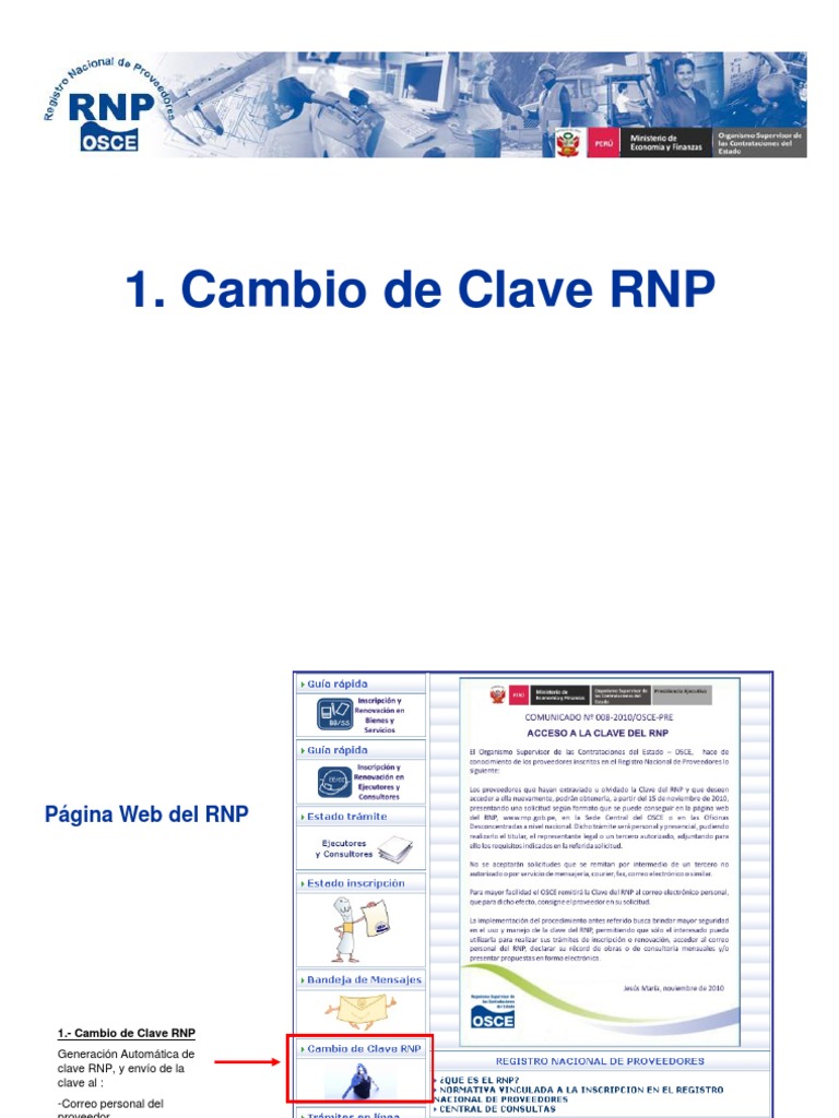 Guía Cambio Clave y Correo RNP | PDF | Correo electrónico | Servicios ...