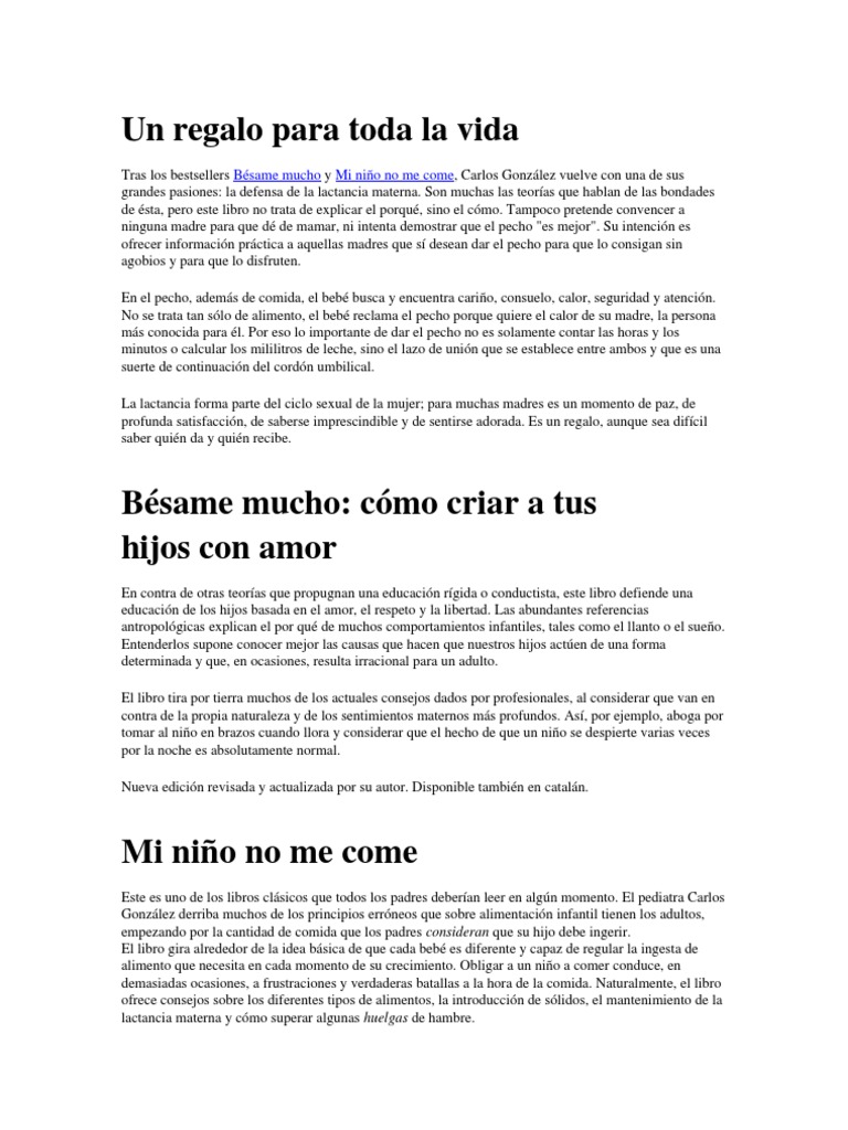 Liburuen Laburpenak | PDF | Amamantamiento | Adultos