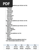 Ejemplo de Palabras Pentasílabas | PDF | Violencia | Agitación