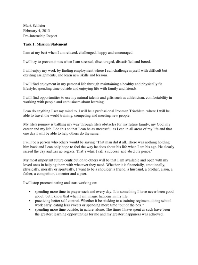 Pre-Internship Report | PDF | Extraversion And Introversion ...