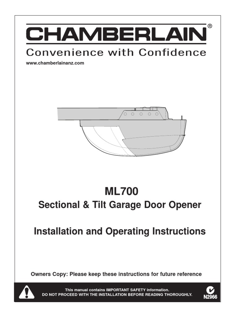 ML700 Installation Manual | PDF | Screw | Nut (Hardware)