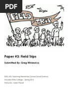 My Field Trip Experience Summary | PDF
