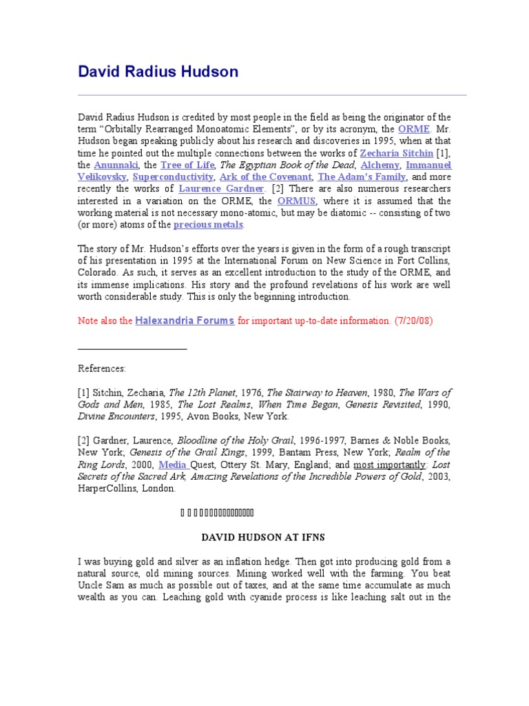 David Radius Hudson Colorado 1995 Lecture | PDF | Superconductivity ...