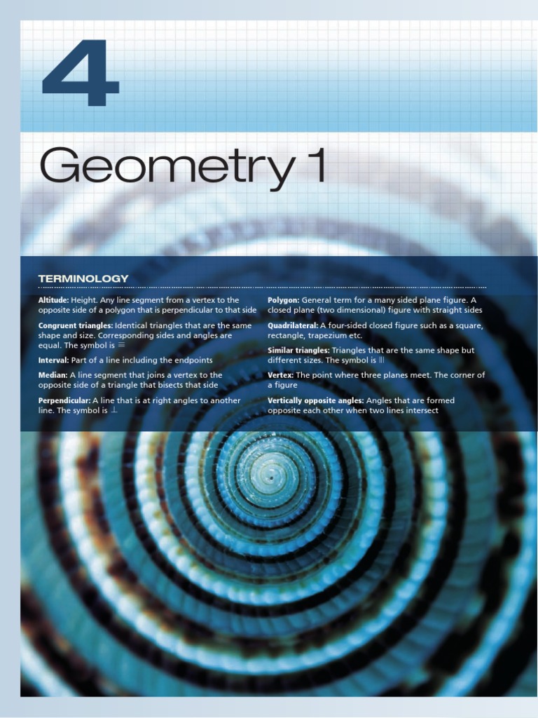 Maths in Focus - Margaret Grove - ch4 | PDF | Rectangle | Triangle