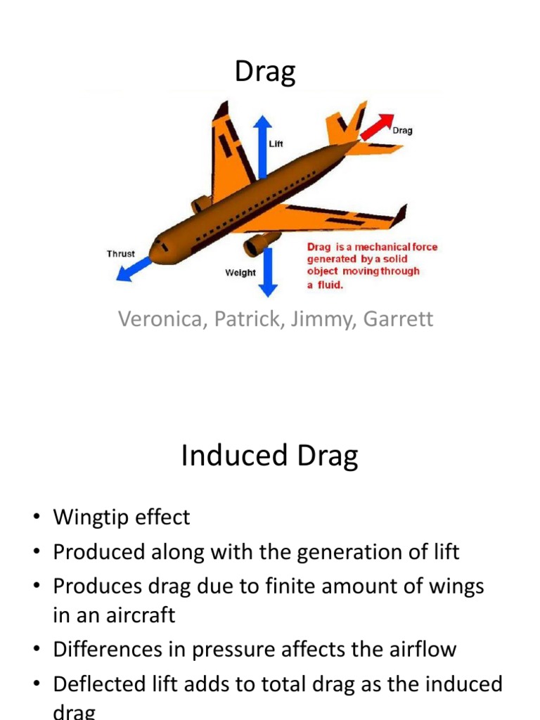 Powerpoint Presentation On Drag | PDF | Drag (Physics) | Lift (Force)