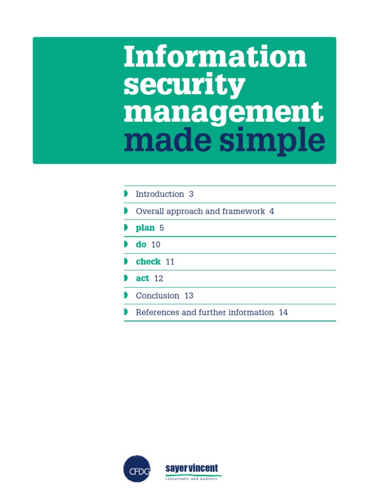 Information Security Made Simple | PDF | Information Security ...