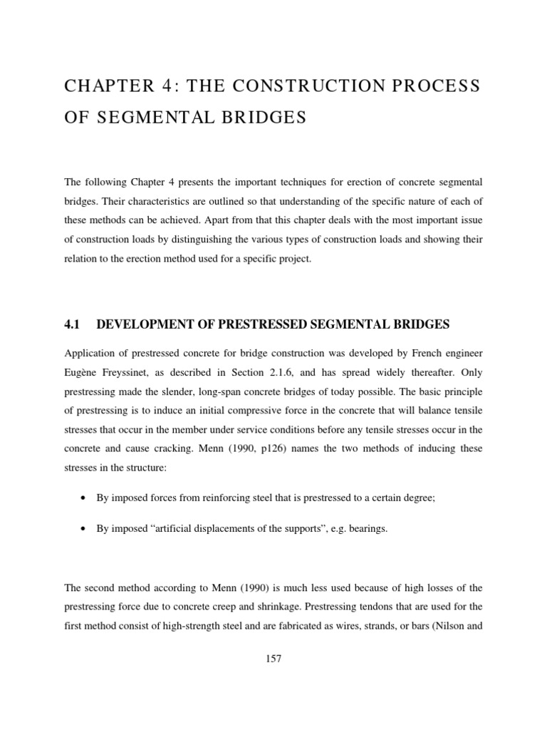 Construction Process of Segmental Bridges | PDF