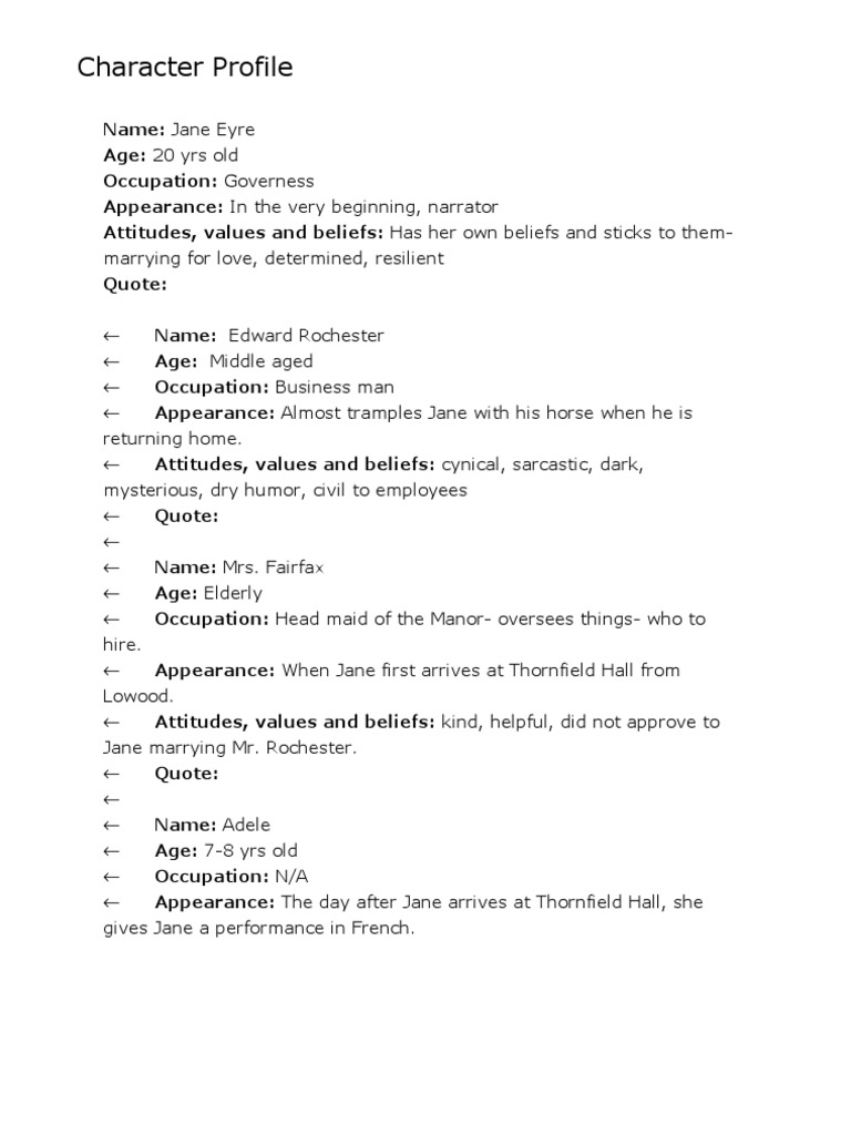 Edward Rochester Character Analysis | PDF | Religion & Spirituality ...