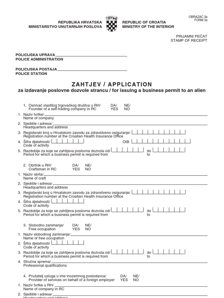 Obrazac 3a | Descargar gratis PDF | Información del gobierno | Gobierno