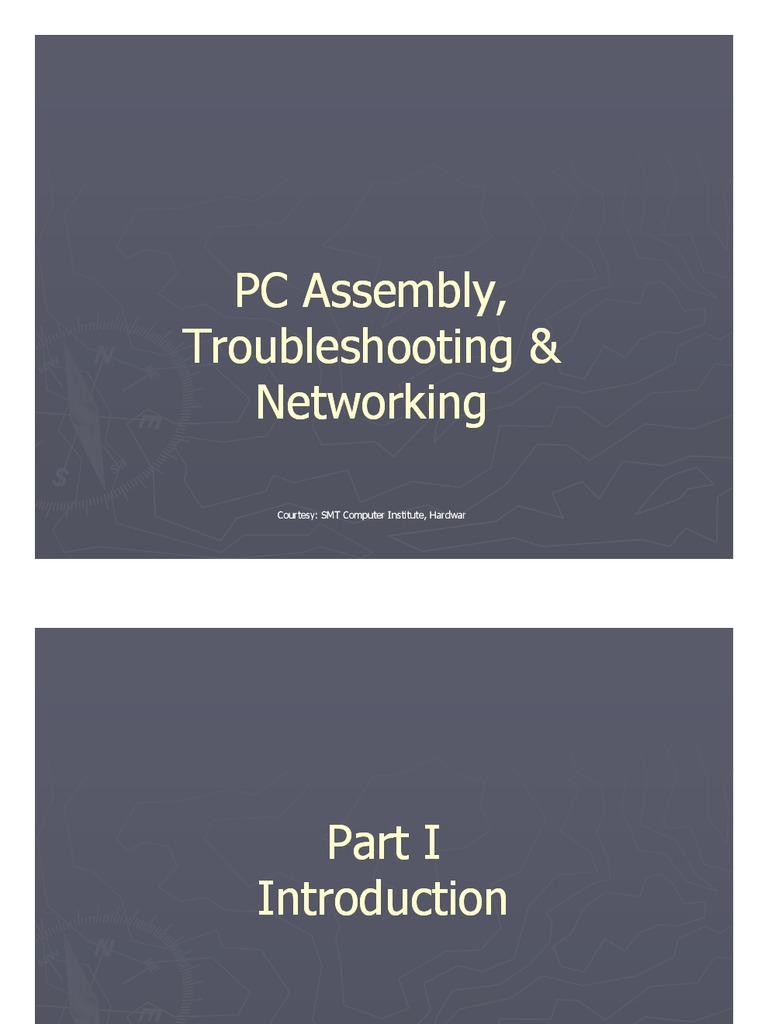Assembling, Troubleshooting and Networking | PDF | Computer Hardware ...