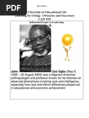 John Ogbu Quotes Literacy With An Attitude: Educating Working Class