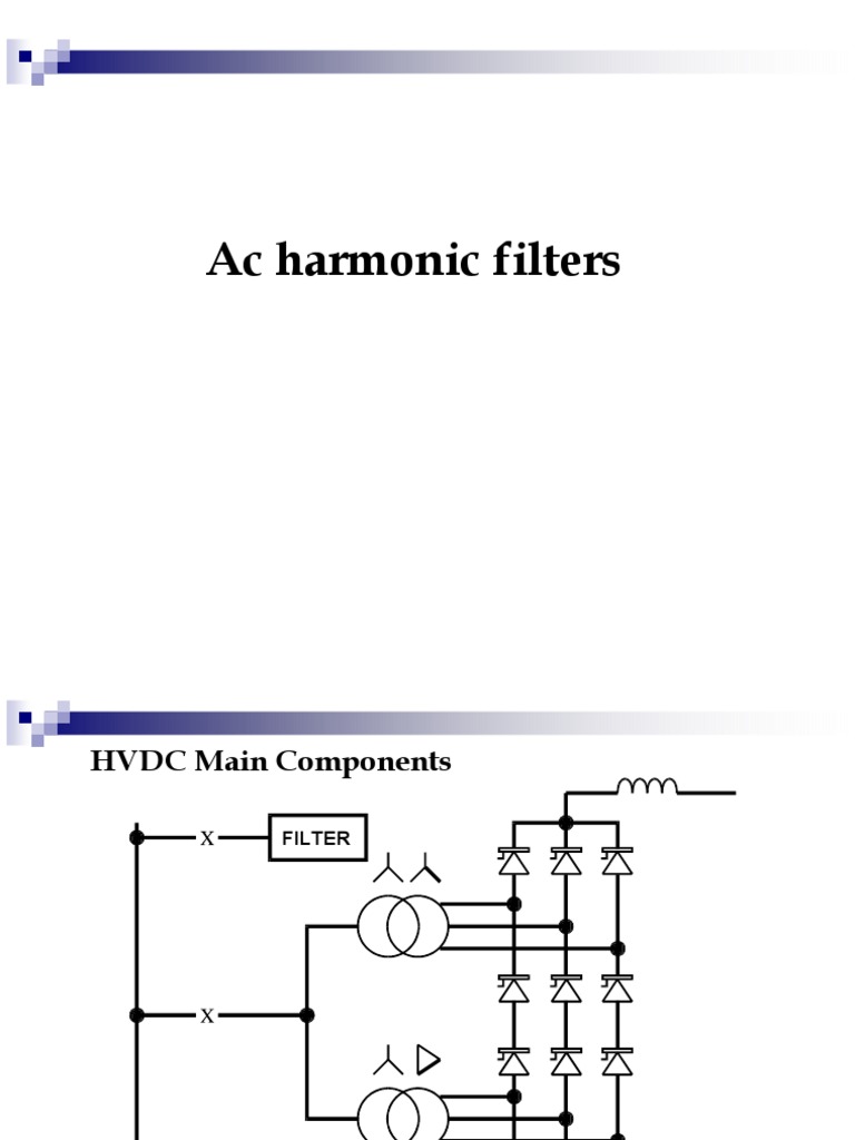 1.AC Harmonic Filters | PDF | Ac Power | Electronic Filter