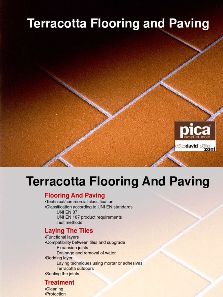 Pica Cotto Floor Tiles Manual | PDF | Flooring | Tile