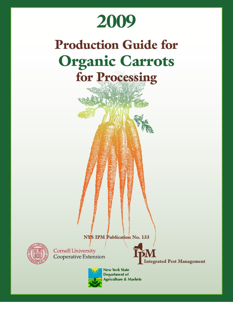 Organic Carrots: Production Guide For For Processing | PDF | Organic ...