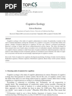 CLARK CHALMERS, D. - The Extended Mind | PDF | Mind | Metaphysics Of Mind