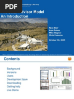 System Advisor Model (SAM) : Introduction To The | PDF | Solar Power ...