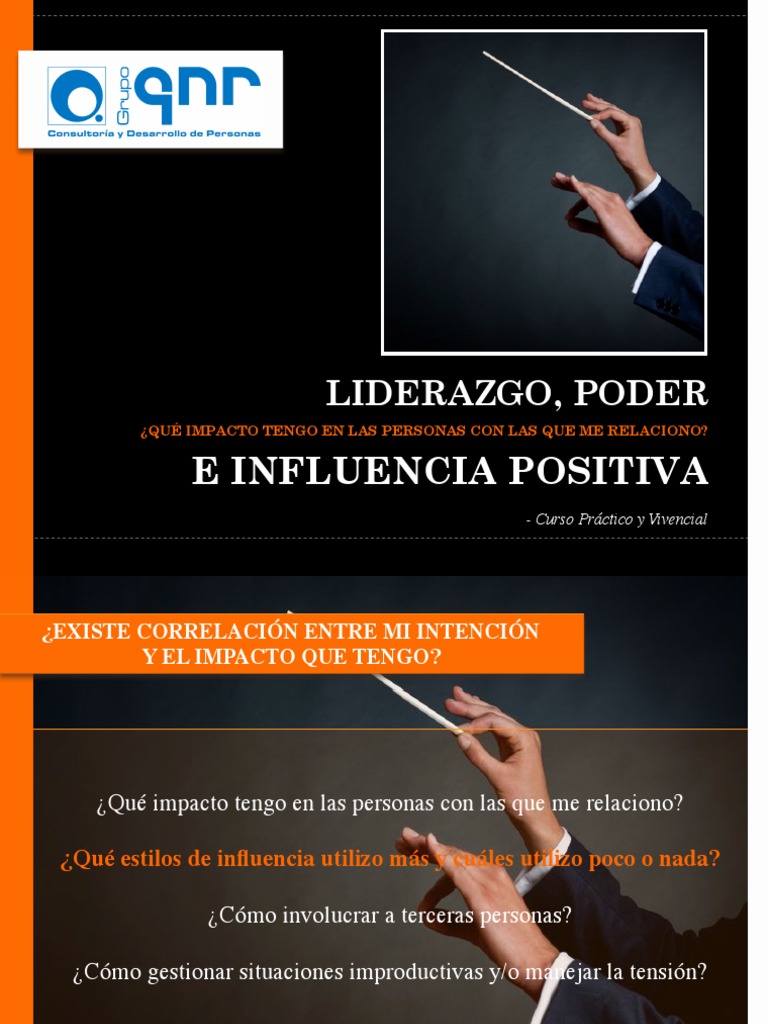 Liderazgo, Poder, e Influencia Positiva. ¿Existe Correlación Entre Mi ...