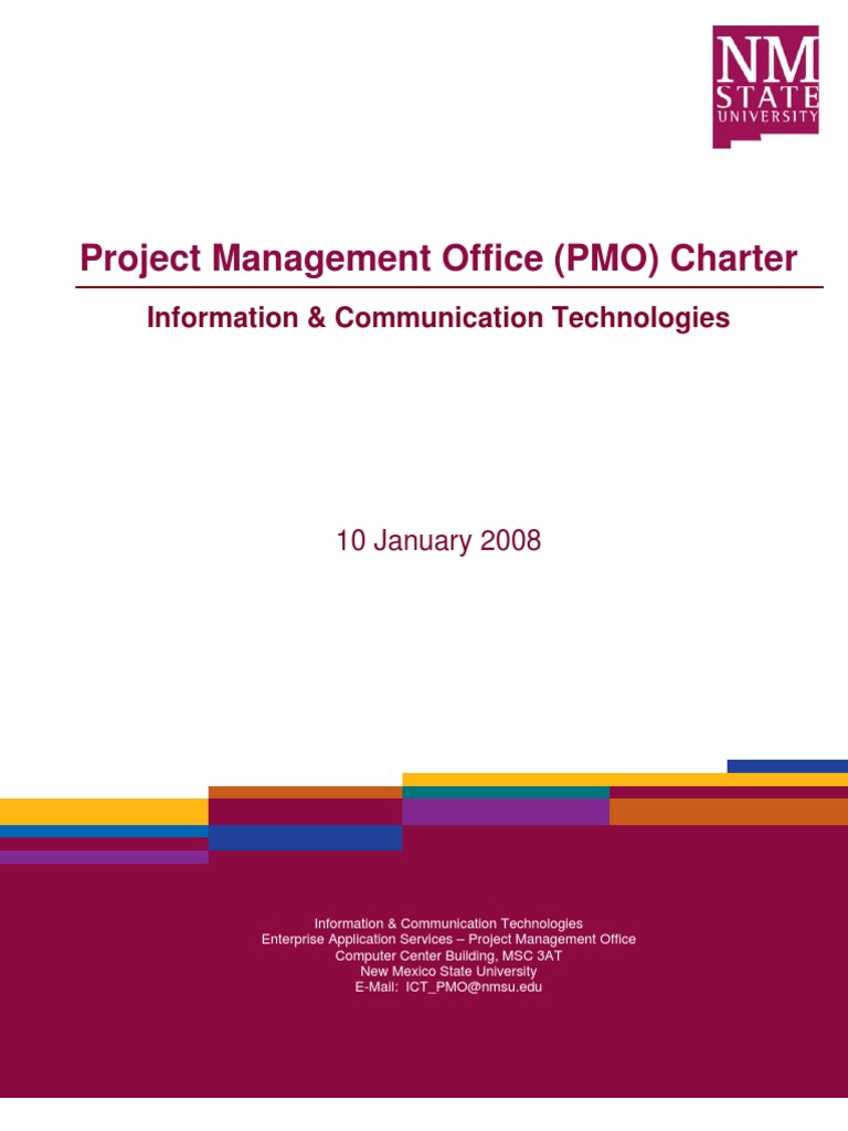PMO Charter for NMSU ICT | PDF
