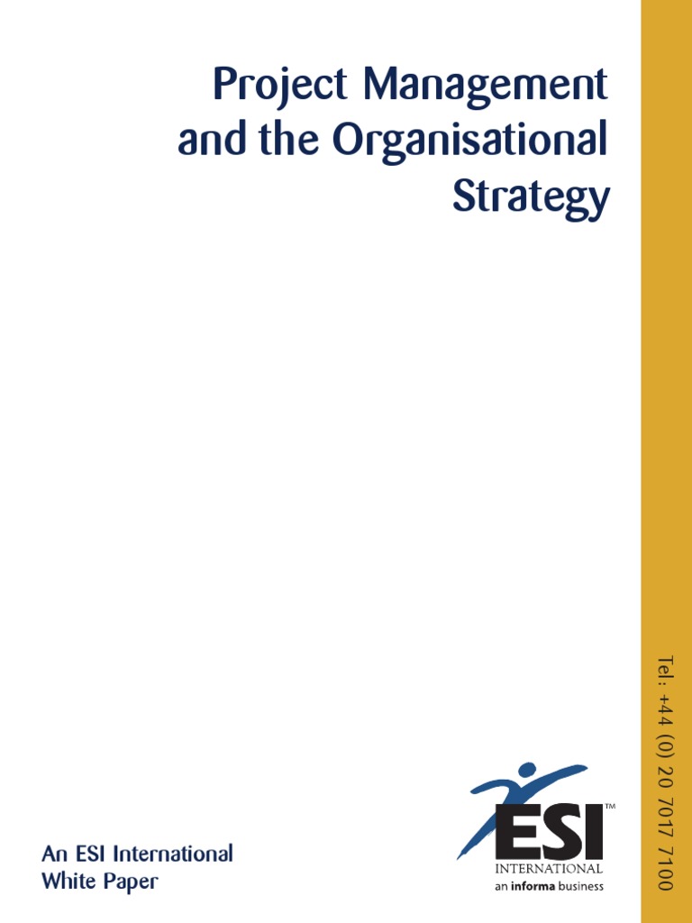 Project Management and Organisational Strategy | PDF | Business