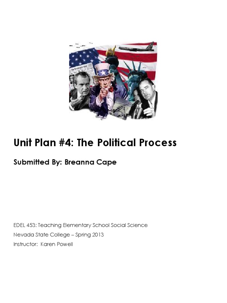 Unit Plan #4: The Political Process: Submitted By: Breanna Cape | PDF ...