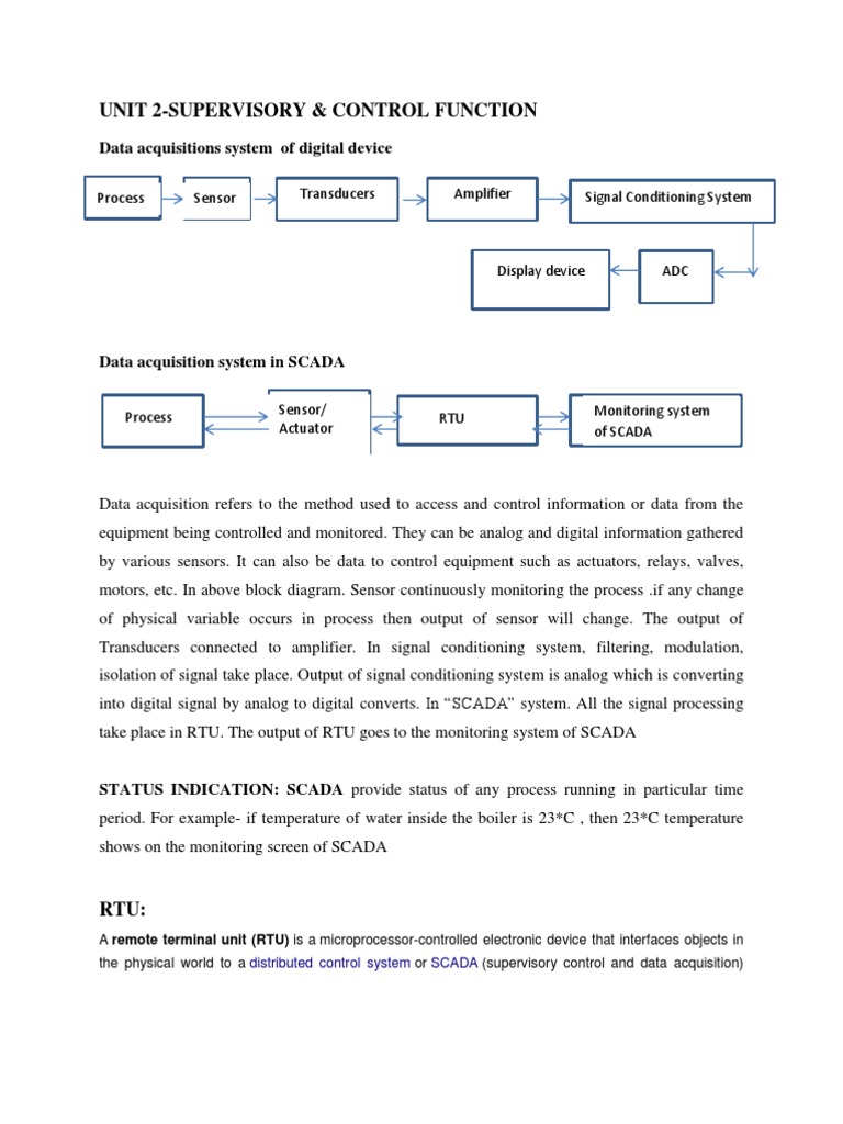 Scada System Pdf Scada Valve