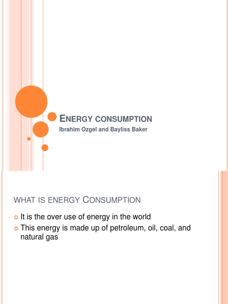 Energy Consumption | PDF | World Energy Consumption | Efficient Energy Use